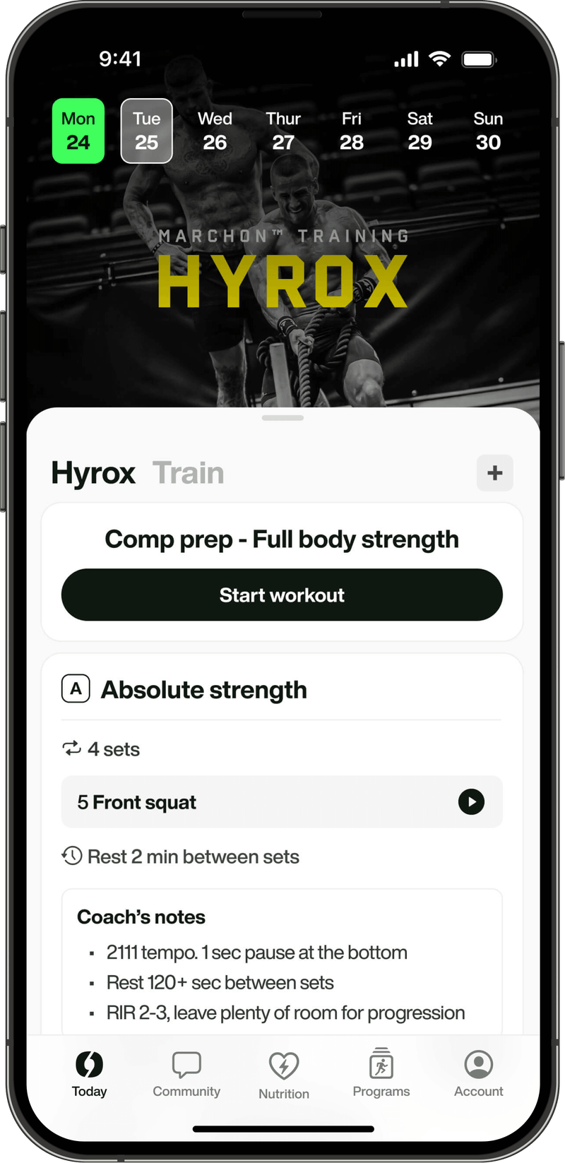 Hyrox Program | MARCHON™ Training